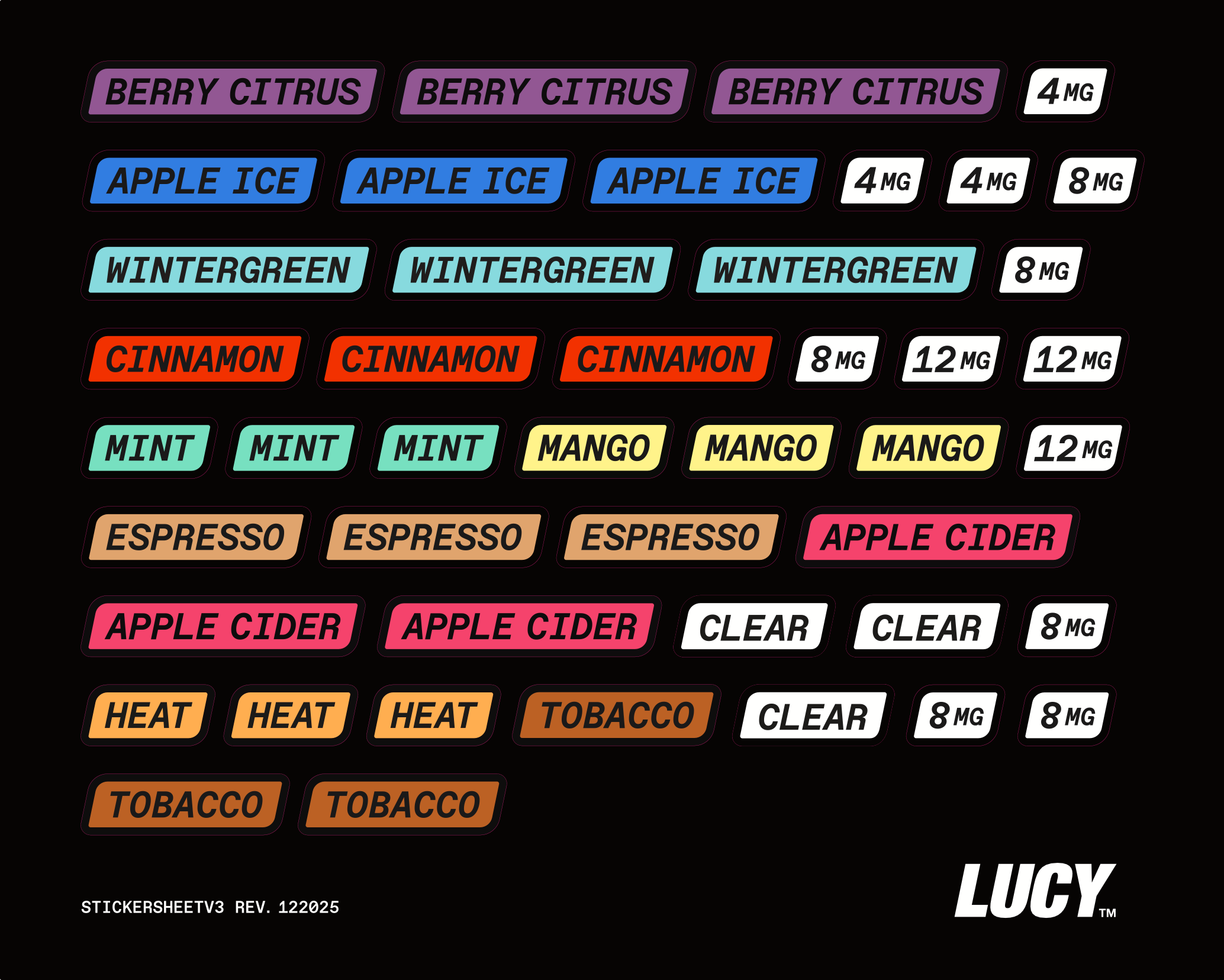 Sticker Sheets V.3 – LUCY WHOLESALE
